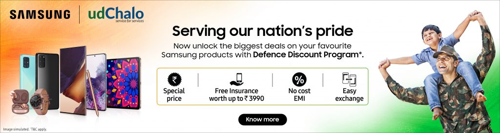 Samsung India Launches Exciting Purchase Program for Defence Personnel ...