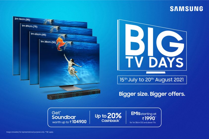 Bring Home a Cinematic Experience with Samsung Big TV Days; Get Free ...