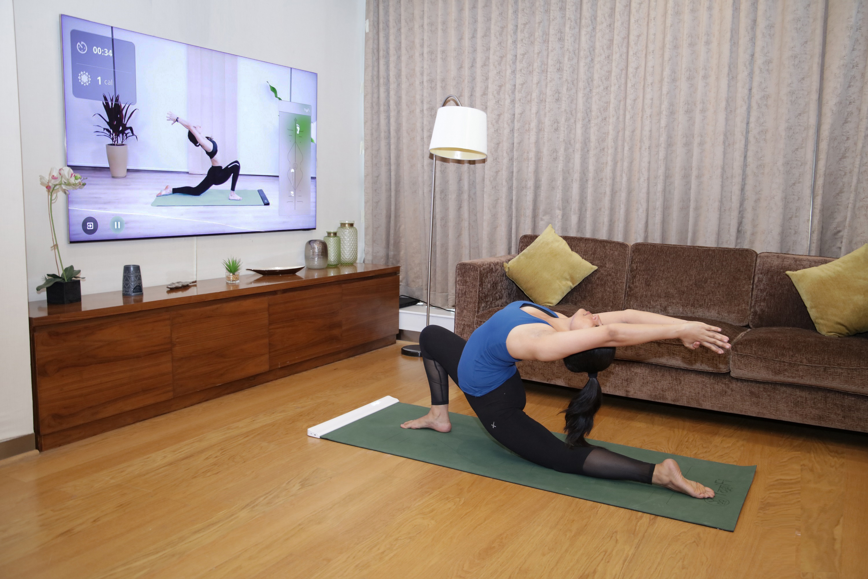 Samsung Brings Interactive Yoga Experience On TVs In A Global First Samsung Brings Interactive Yoga Experience On TVs In A Global First