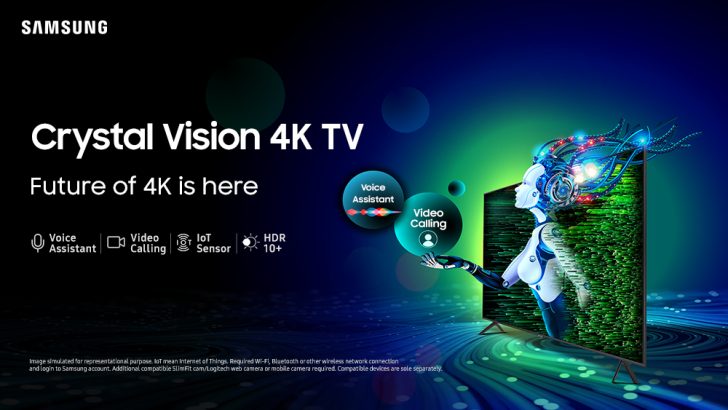 Samsung Launches Crystal Vision 4K UHD TV with Multi Voice Assistant ...