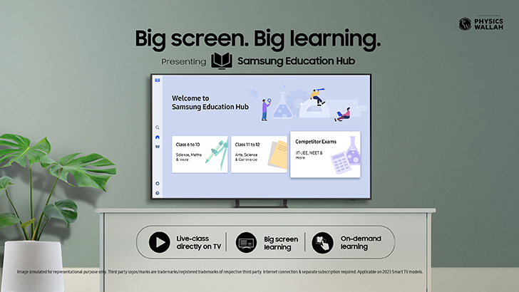 Samsung Partners with Physics Wallah to Bring the ‘Samsung Education Hub’ App to its TVs & Smart ...
