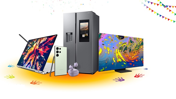 Samsung Announces its Holi Sale with Mega Offers on Samsung.com ...