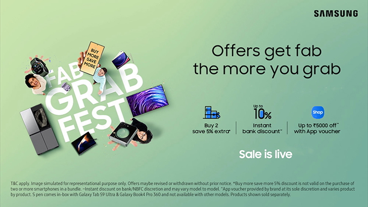 Samsung’s ‘Fab Grab Fest’ is back with Unbeatable Offers on Smartphones, TVs, Laptops, and ...