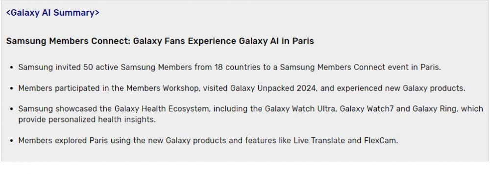 Samsung Members Connect: Galaxy Fans Around the World Unite in Paris ...