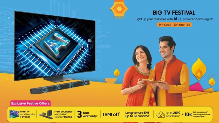 Samsung India’s AI-Powered ‘Big TV Festival’ Gets Bigger Than Ever This ...