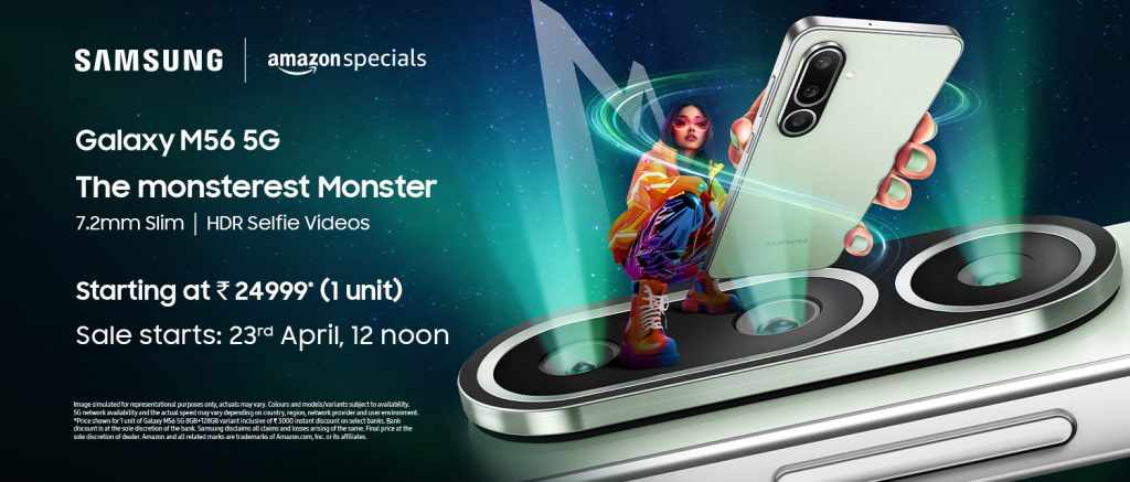 Samsung Launches Galaxy M56 5G, Segment’s Slimmest Smartphone in India ...