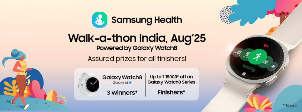 Samsung Launches Third Edition of Walk-a-thon India to Inspire a Fitter ...