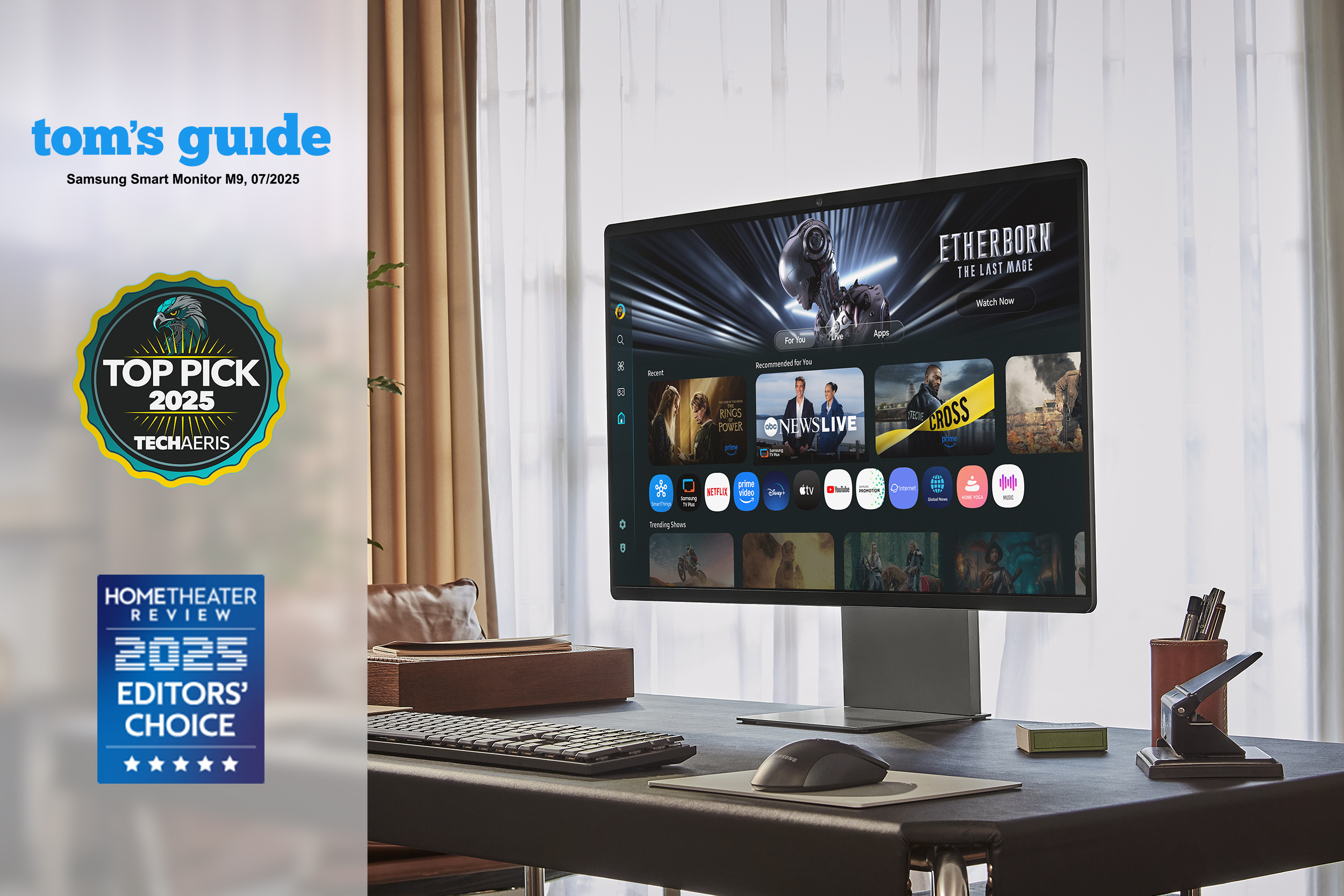 Lo Smart Monitor M9 di Samsung è riconosciuto come il miglior display ...