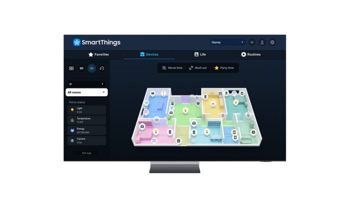 Samsung lanza la Función Map View 3D basada en SmartThings e IA ...