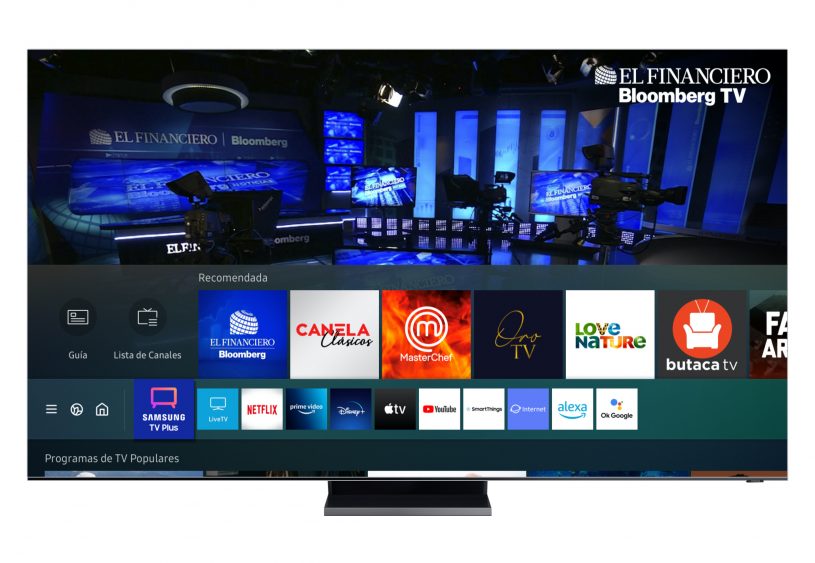 El Financiero Bloomberg ahora disponible en Samsung TV Plus – Samsung ...