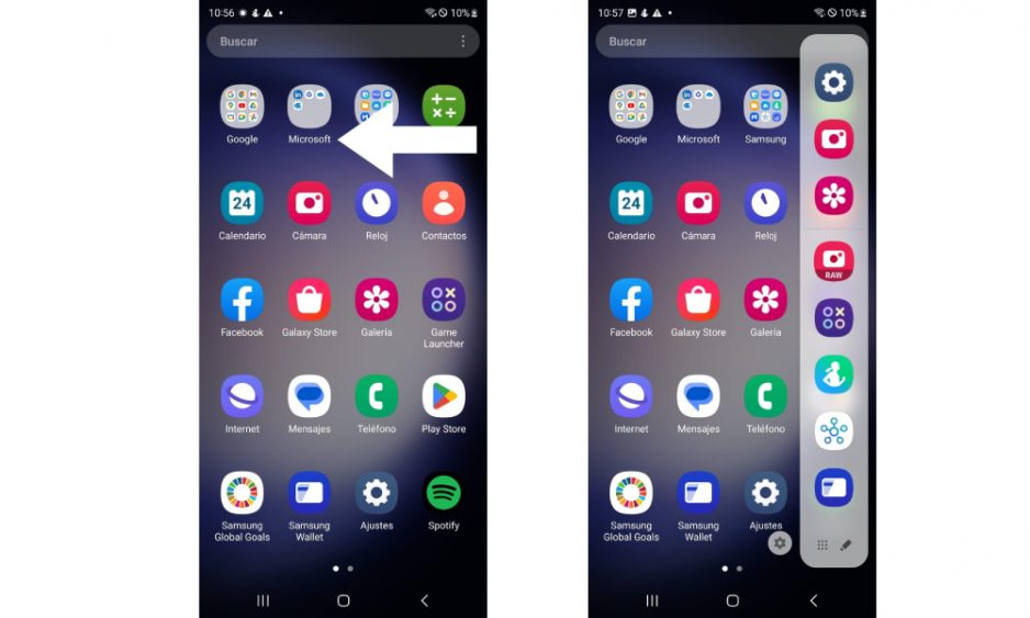 Personaliza el Edge Panel de Galaxy S23 para acceder rápidamente a ...