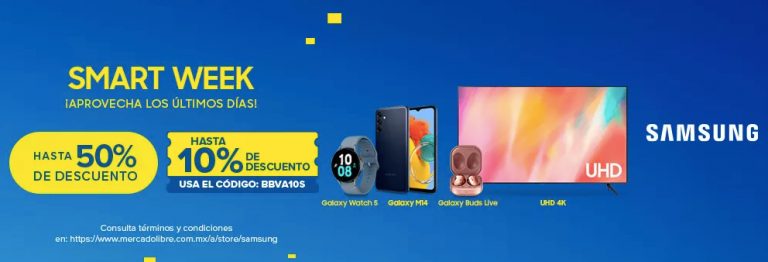 Samsung y Mercado Libre promueven la Smart Week con ofertas y descuentos de hasta el 50% para ...