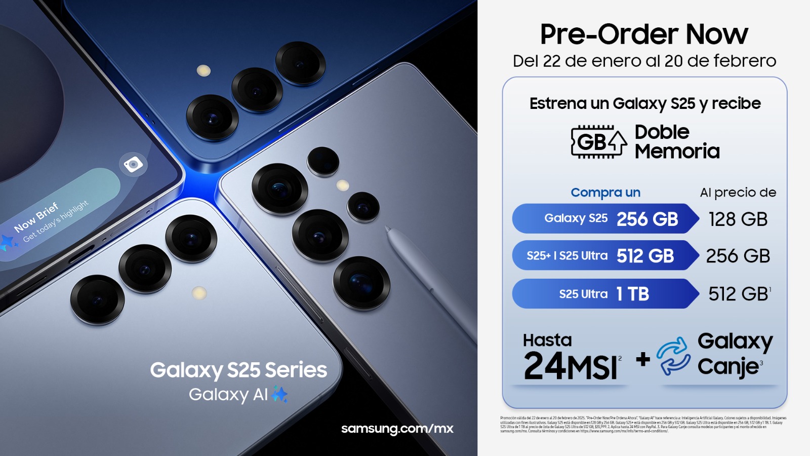 Comienza en México la preventa de la nueva serie Galaxy S25 – Samsung ...