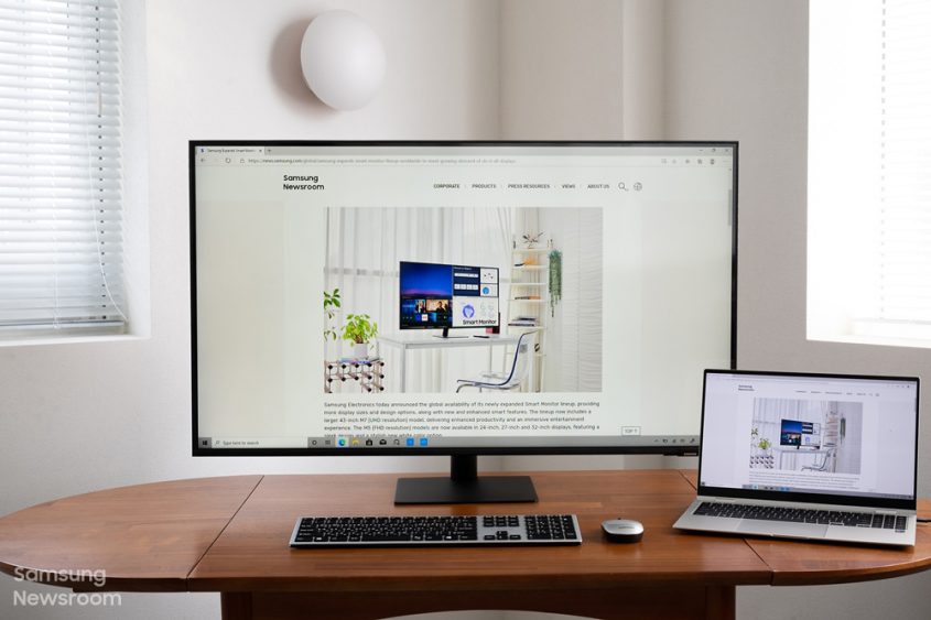 Watching TV and Working on a Single Screen With Samsung’s Do-It-All ...