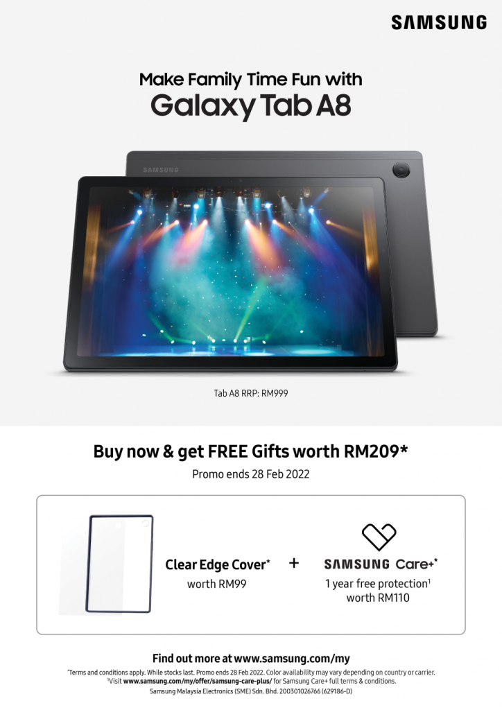 Announcing Samsung’s New Galaxy Tab A8 in Malaysia: More Screen, More ...