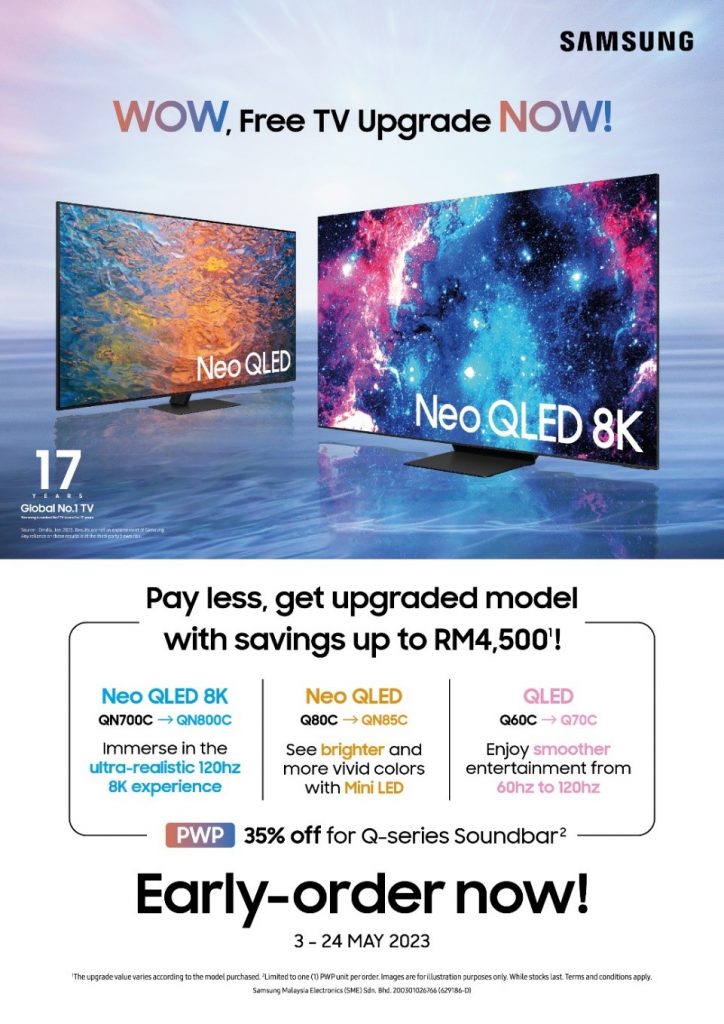 WOW Free TV Upgrade Just For You! – Samsung Newsroom Malaysia