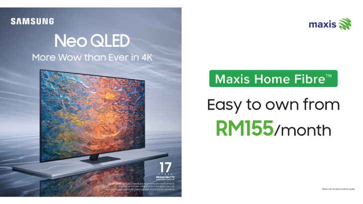Easy to Own the New Samsung Neo QLED 4K from RM155 a Month with Maxis ...