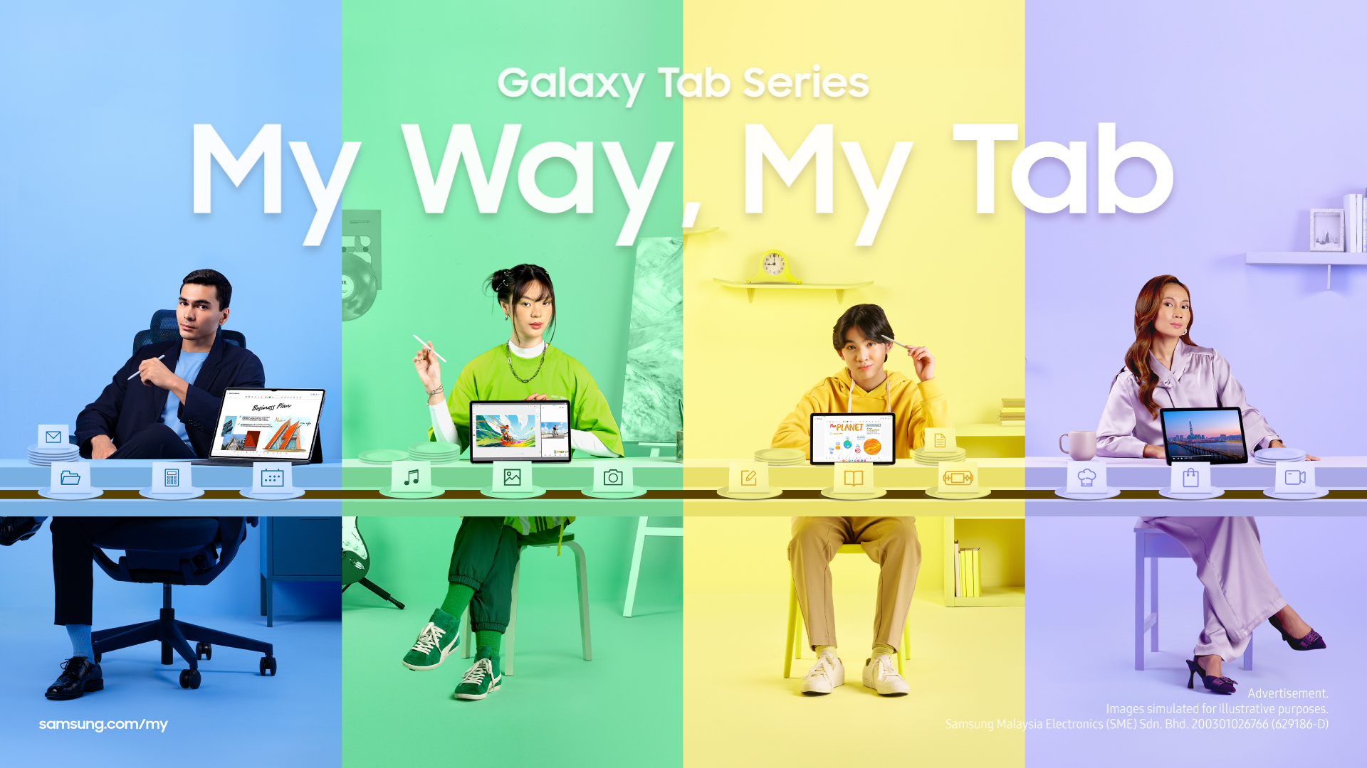 My Way, My Tab – Embody Your Persona with the Samsung Galaxy Tab Series ...