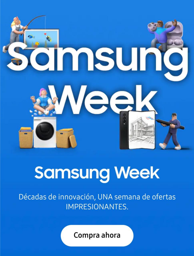 Samsung Week: Disfruta una semana de increíbles descuentos en tus ...