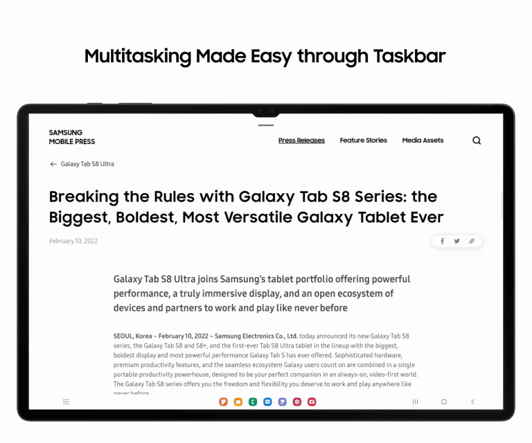 La actualización de Android 12L trae mejoras en la Taskbar, la pantalla ...