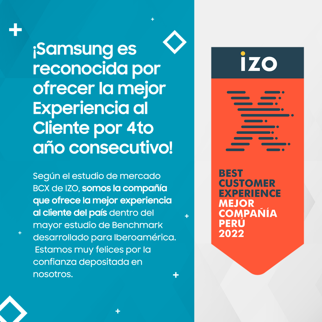 Samsung es reconocida como la empresa que ofrece la mejor experiencia ...