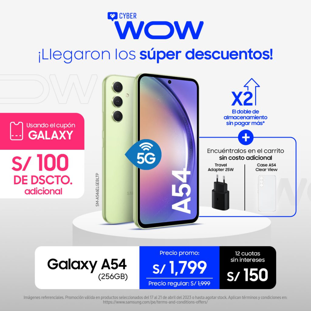 Cyber Wow: Conoce las mejores promociones que Samsung tiene para ti – Samsung Newsroom Perú