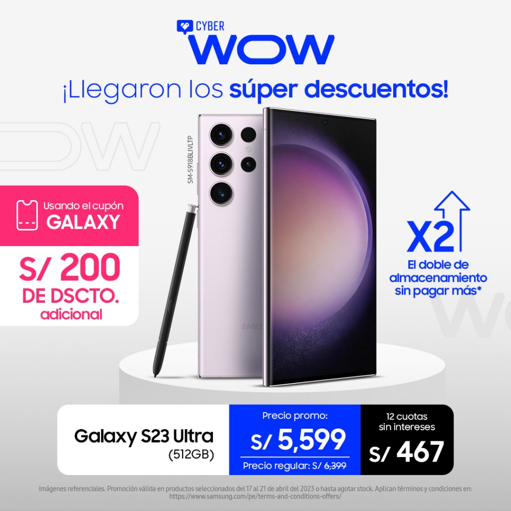 Cyber Wow: Conoce las mejores promociones que Samsung tiene para ti – Samsung Newsroom Perú