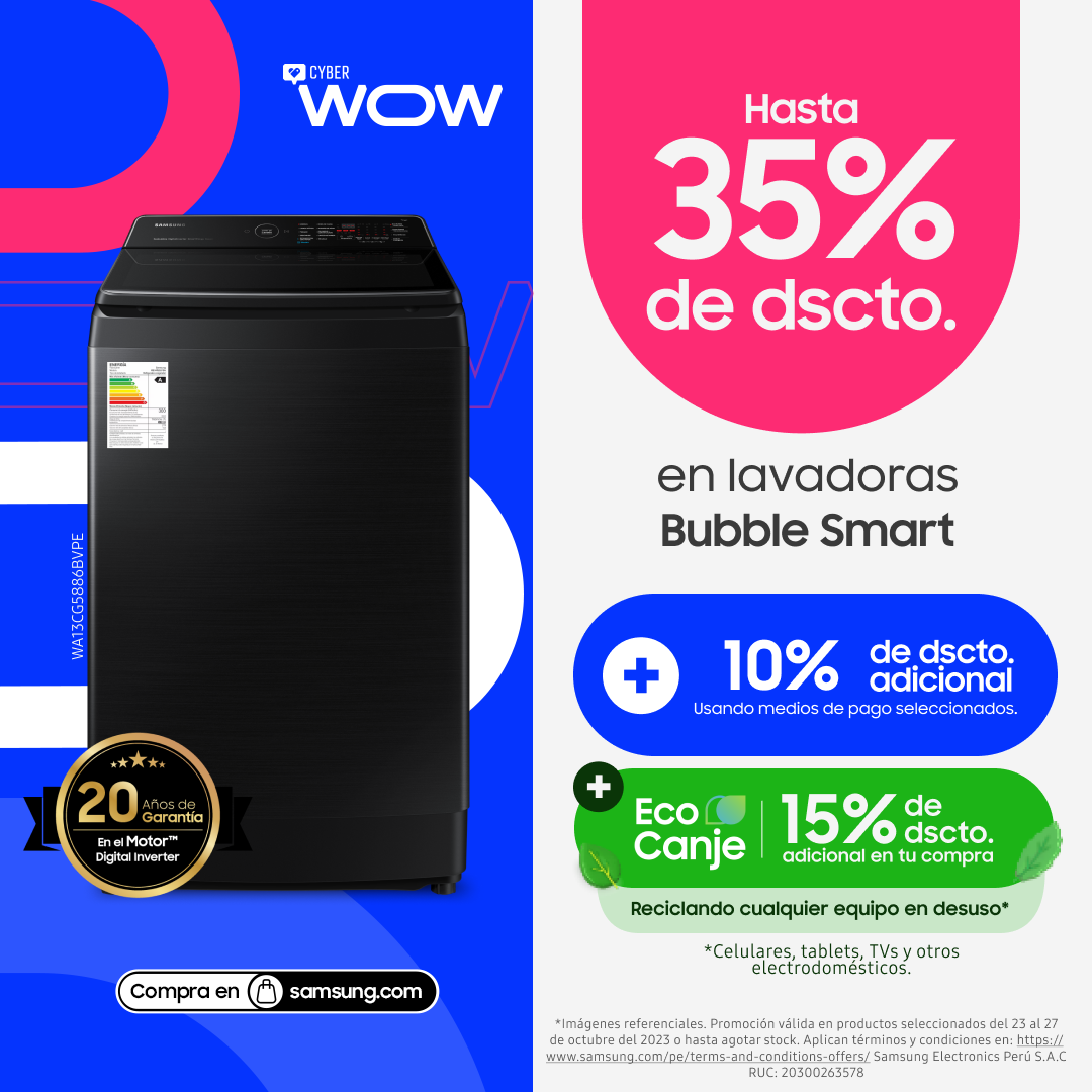 Cyber Wow: Descubre las mejores promociones que Samsung trae para ti ...