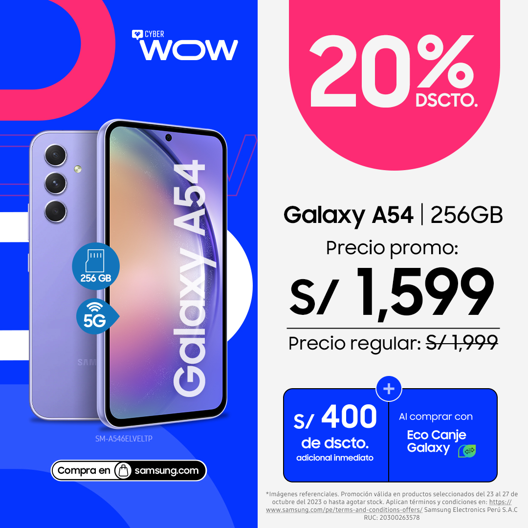 Cyber Wow: Descubre las mejores promociones que Samsung trae para ti ...