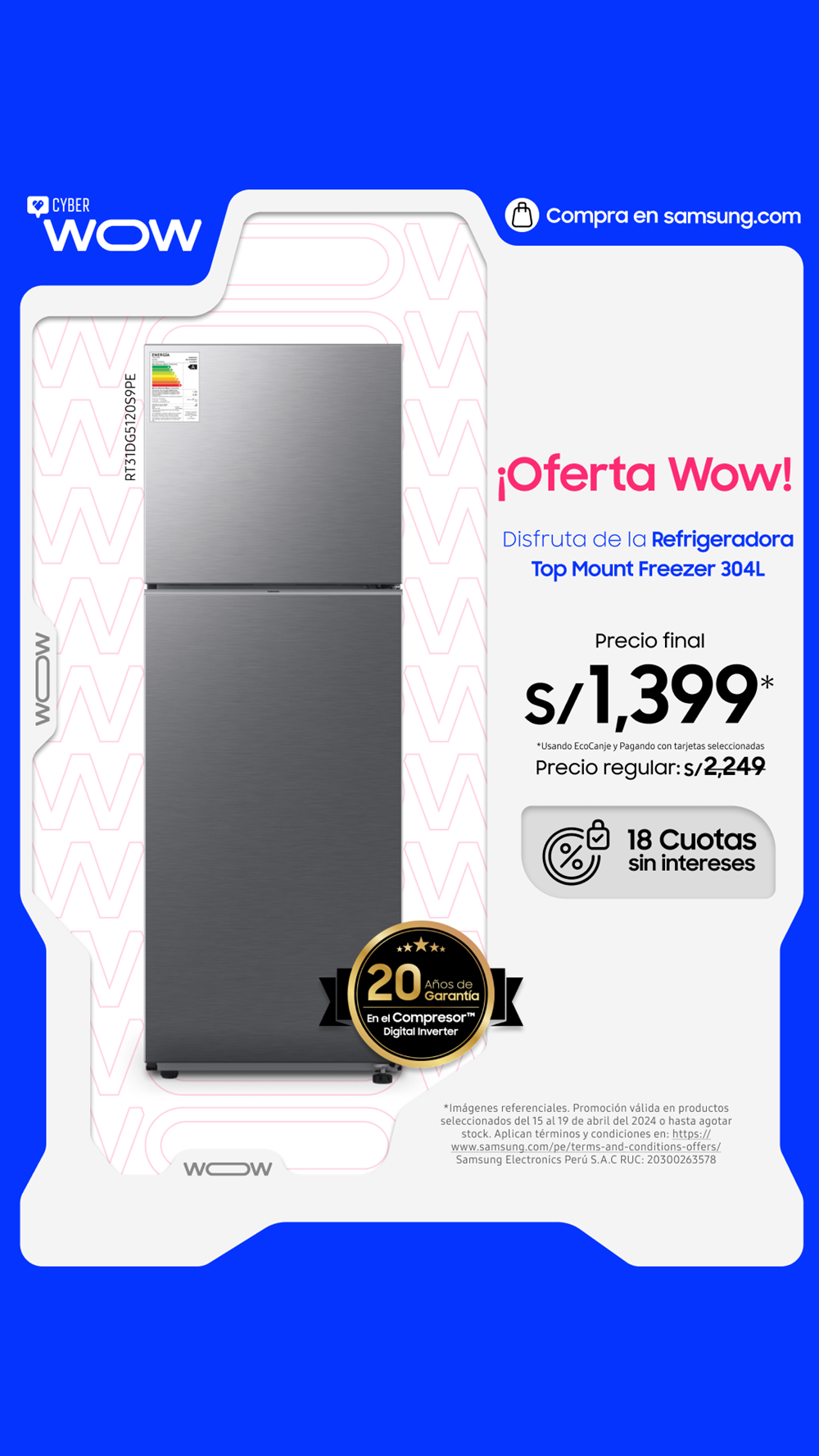 Cyber Wow: ¡Disfruta estas exclusivas promociones que trae Samsung para ...
