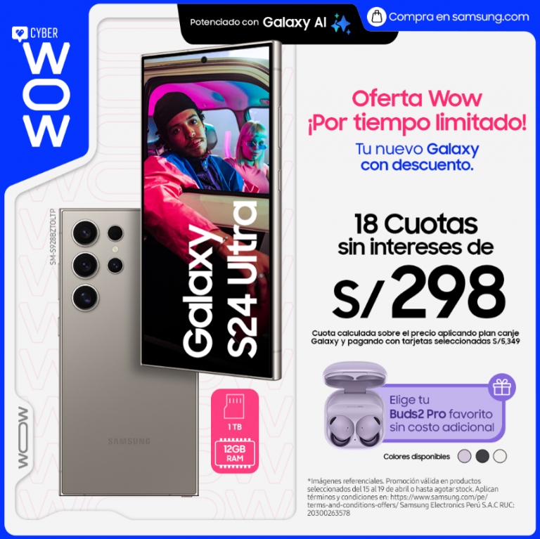 Cyber Wow: ¡Disfruta estas exclusivas promociones que trae Samsung para ...