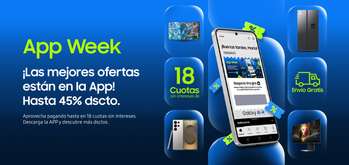 App Week de Samsung: Descubre las mejores ofertas de tecnología de ...