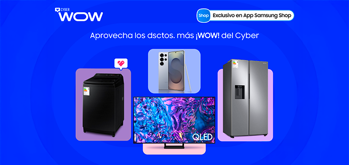 Samsung llega al Cyber Wow con promociones exclusivas – Samsung ...