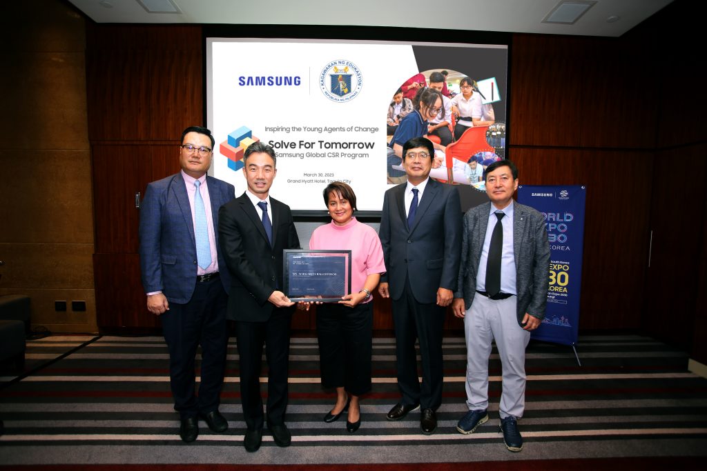 Solving community problems through innovation: Samsung Philippines partners with DepEd to launch ...