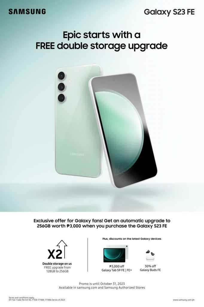 Start your EPIC journey with epic offers for the new Samsung Galaxy FE ...