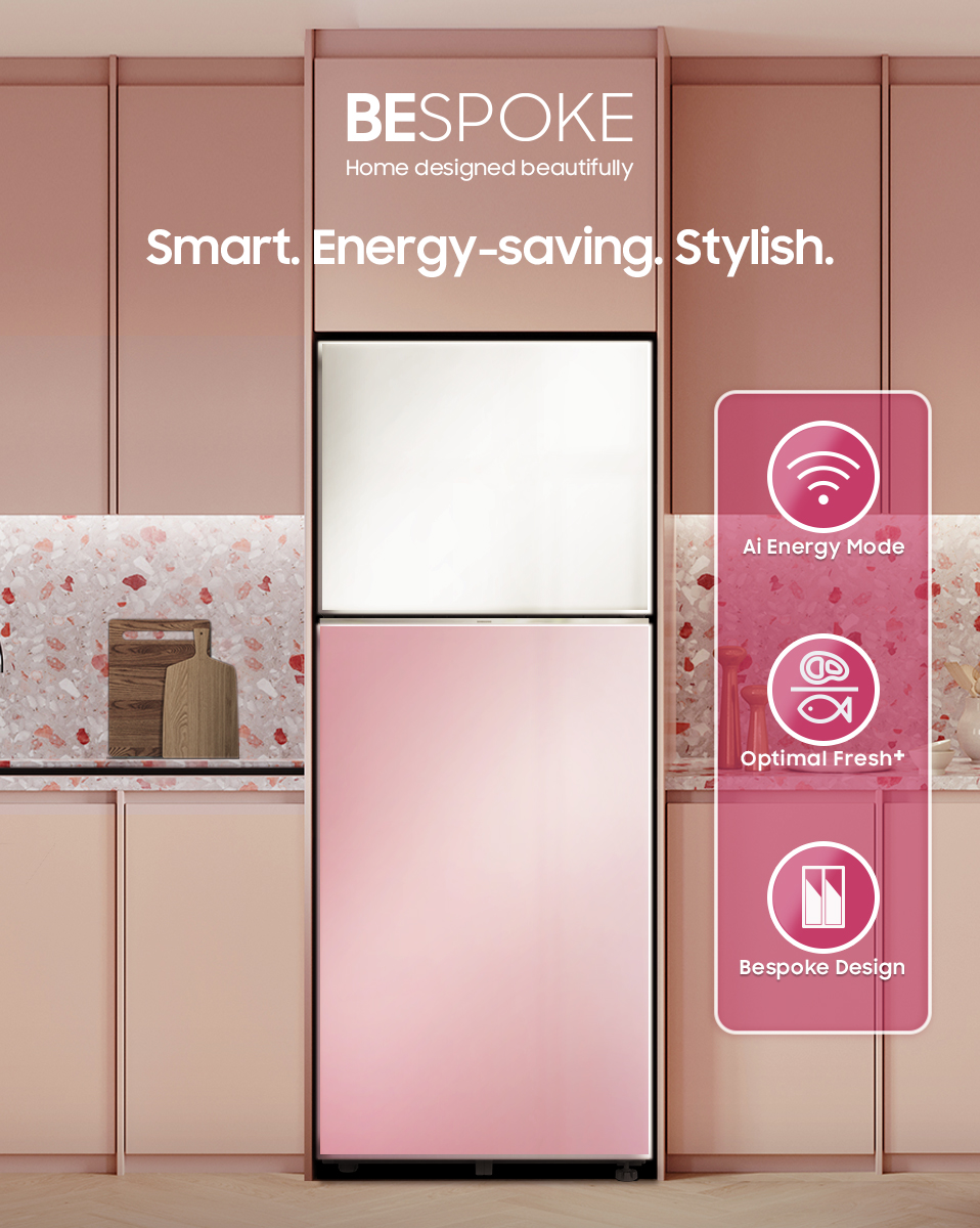 Merge Art and Technology with Samsung’s Bespoke Top-Mounted Freezer ...