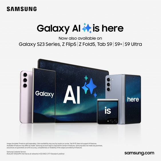 Own a Galaxy S23, Z Flip5, Z Fold5, or Tab S9? Galaxy AI is now in your hands with the new One ...