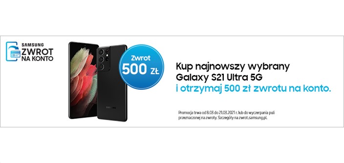 Promocja Samsung Cashback: zyskaj przy zakupie urządzeń Galaxy ...