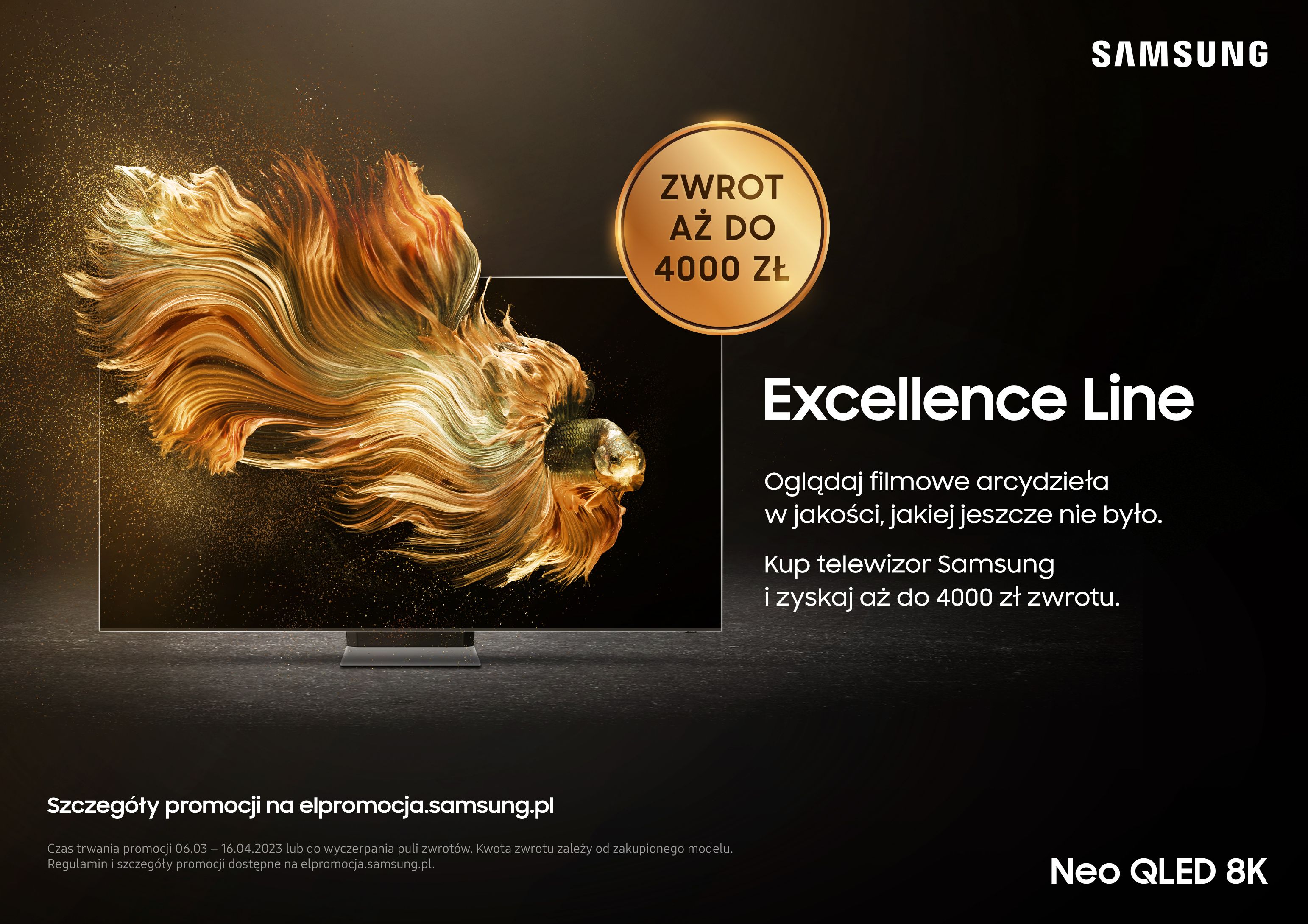 Kup telewizor Excellence Line i zyskaj aż do 4000 zł zwrotu – Samsung Newsroom Polska