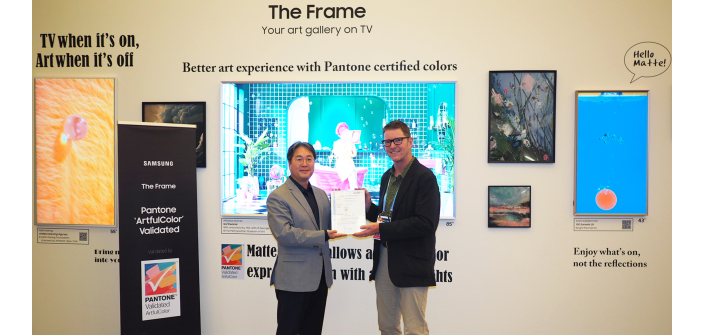 Samsung The Frame 2024 z pierwszym certyfikatem Pantone® ArtfulColor ...