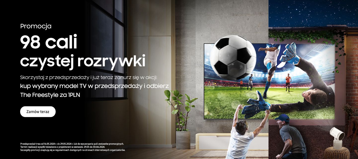 Kino z rozmachem w każdym miejscu. Kup w przedsprzedaży nowy 98-calowy telewizor Samsung, a ...