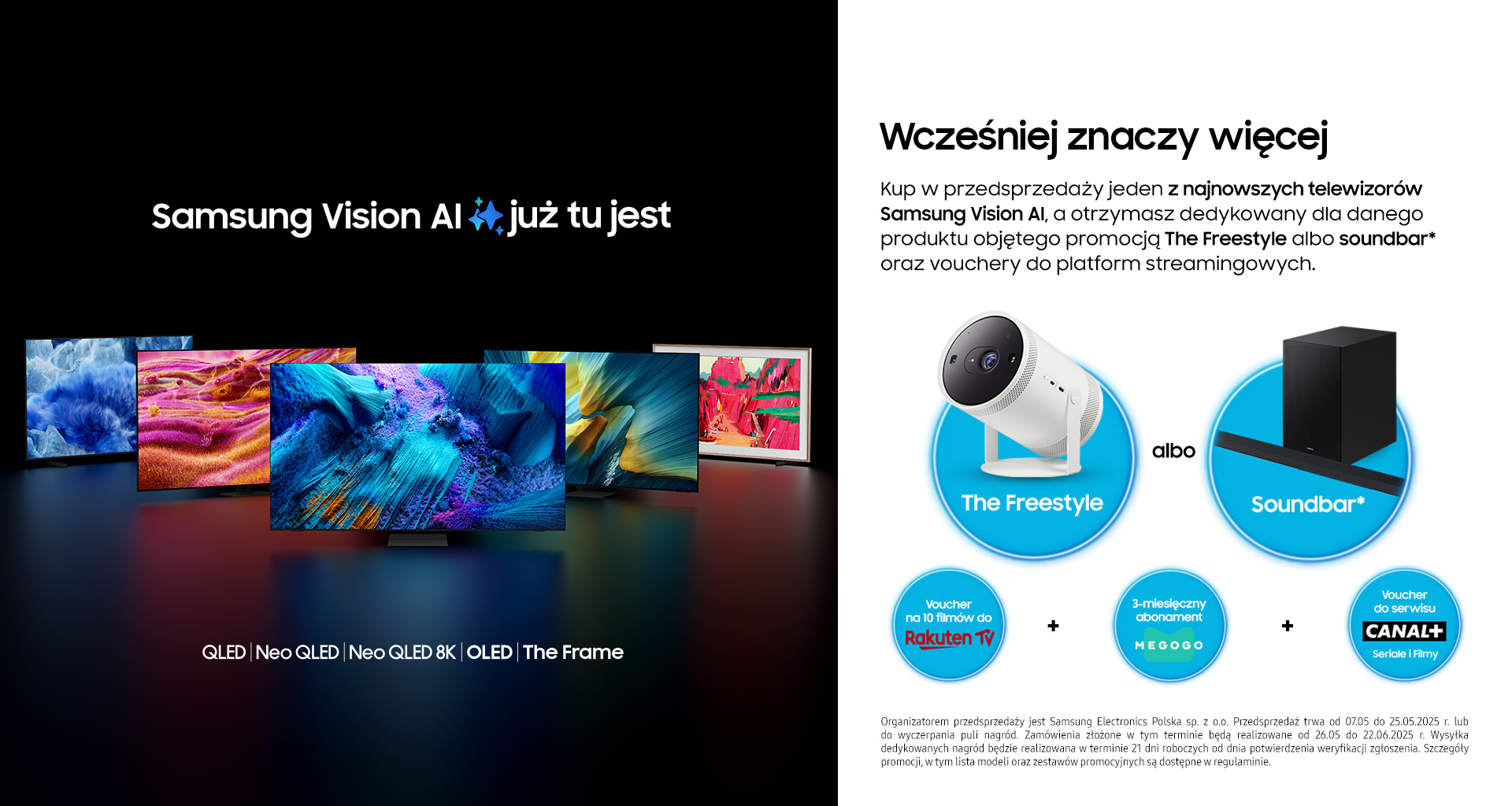 Kup nowy telewizor Samsung na 2025 rok i odbierz nagrody – Samsung Newsroom Polska