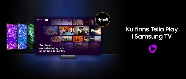 Nu lanseras Telia Play på Samsung Smart TV – Samsung Newsroom Sverige