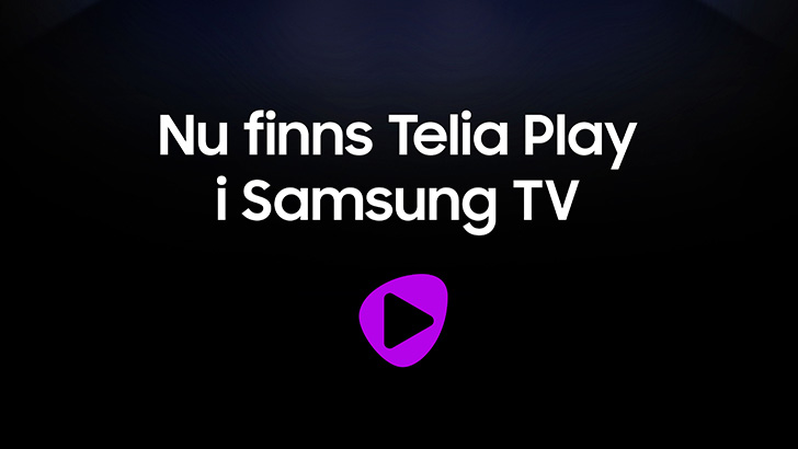 Nu lanseras Telia Play på Samsung Smart TV – Samsung Newsroom Sverige