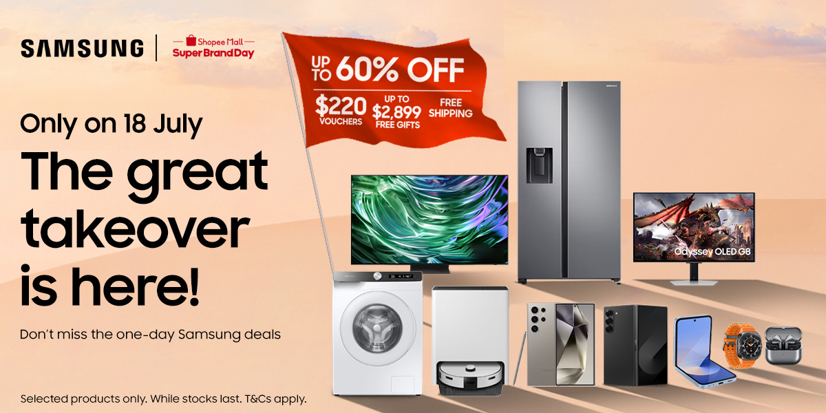 The Great Samsung Takeover is Here with Shopee Super Brand Day 2024 ...
