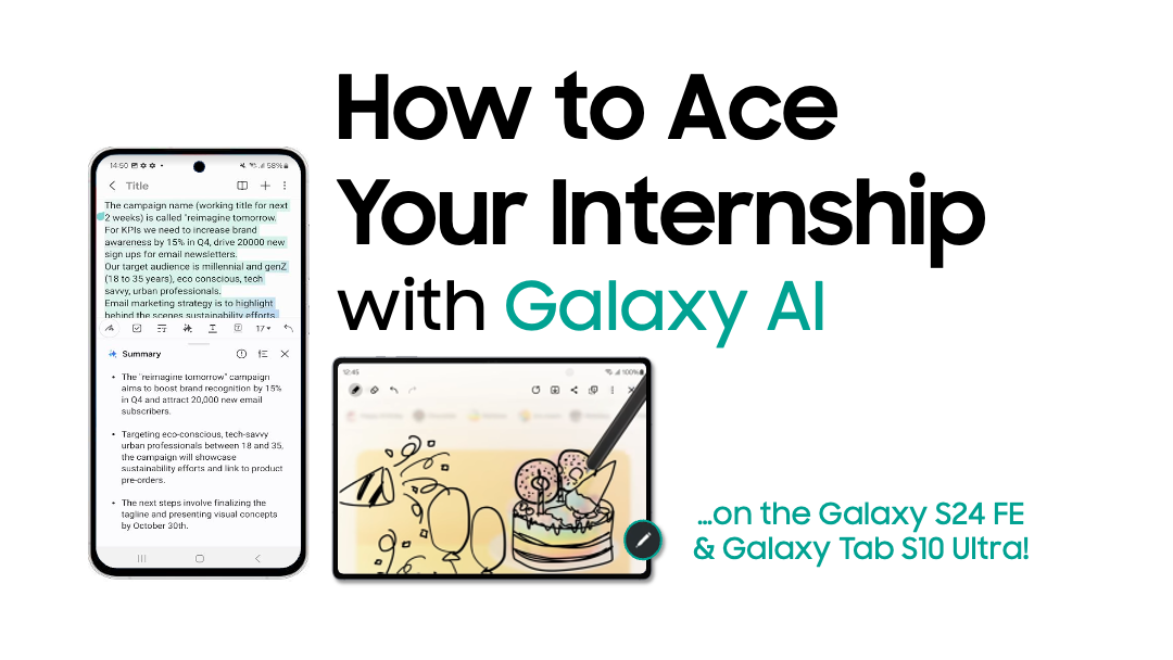 How to Ace Your Internship with Galaxy AI – Samsung Newsroom Singapore
