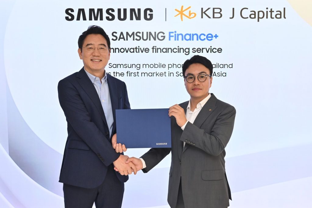 ไทยซัมซุง จับมือ เคบี เจ แคปปิตอล เปิดให้บริการซัมซุงไฟแนนซ์พลัส (Samsung Finance+) สินเชื่อซื้อ ...