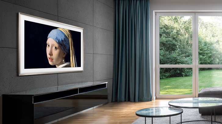 Samsung The Frame TV’ler yeni çerçeve renkleriyle dekorasyonu ...