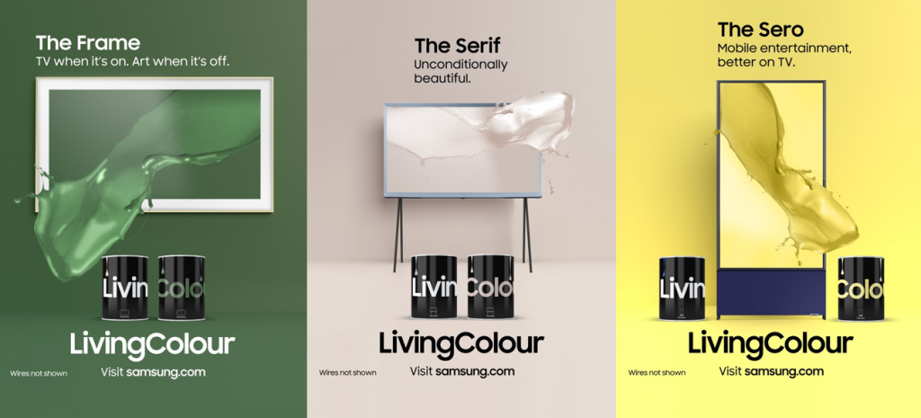 Samsung Launches ‘LivingColour’ Paint Range To Compliment Lifestyle TVs ...