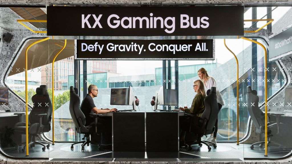 All Aboard the Samsung KX Gaming Bus – Samsung Newsroom U.K.